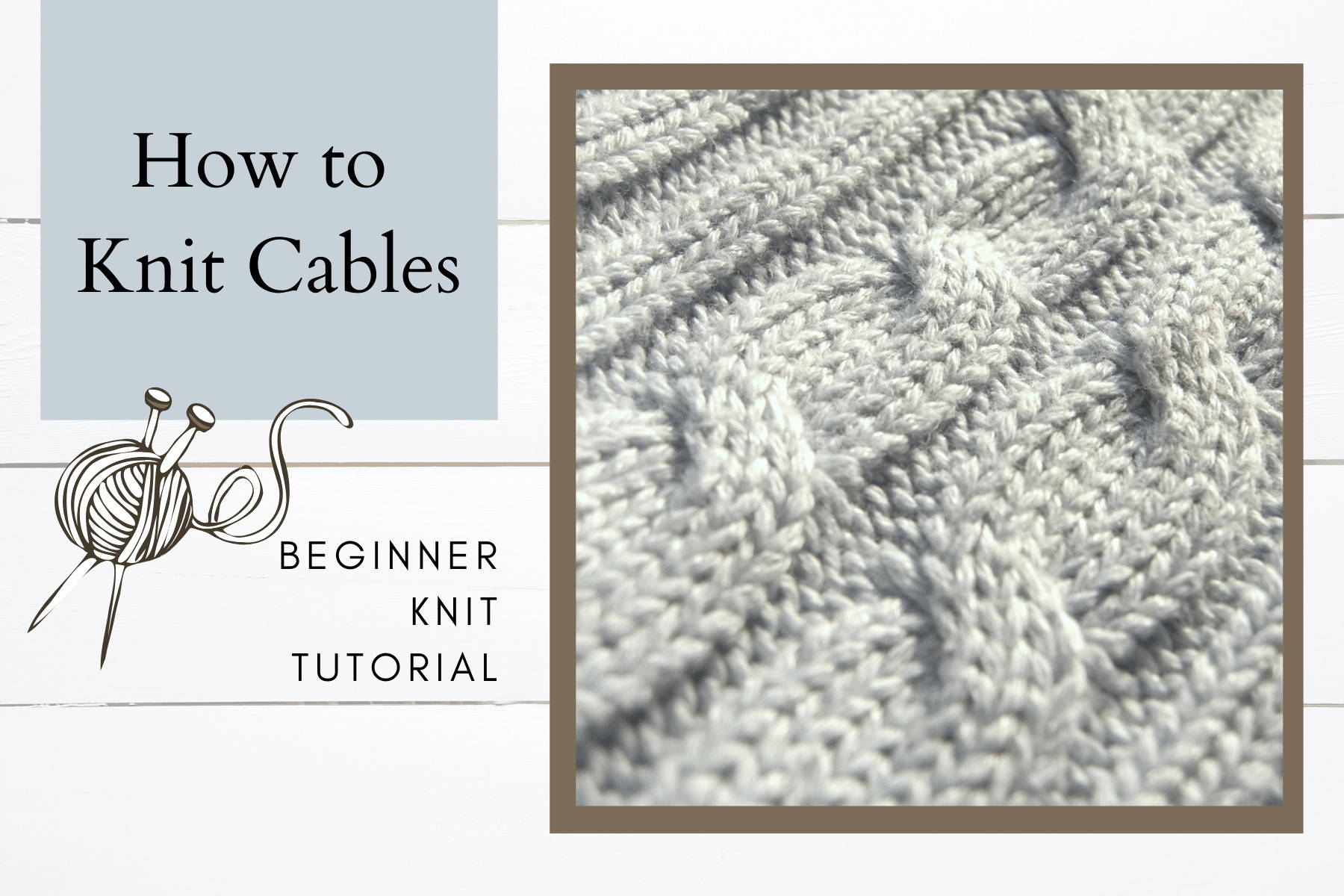 How to Knit Cables for Beginners Mary Maxim Ltd